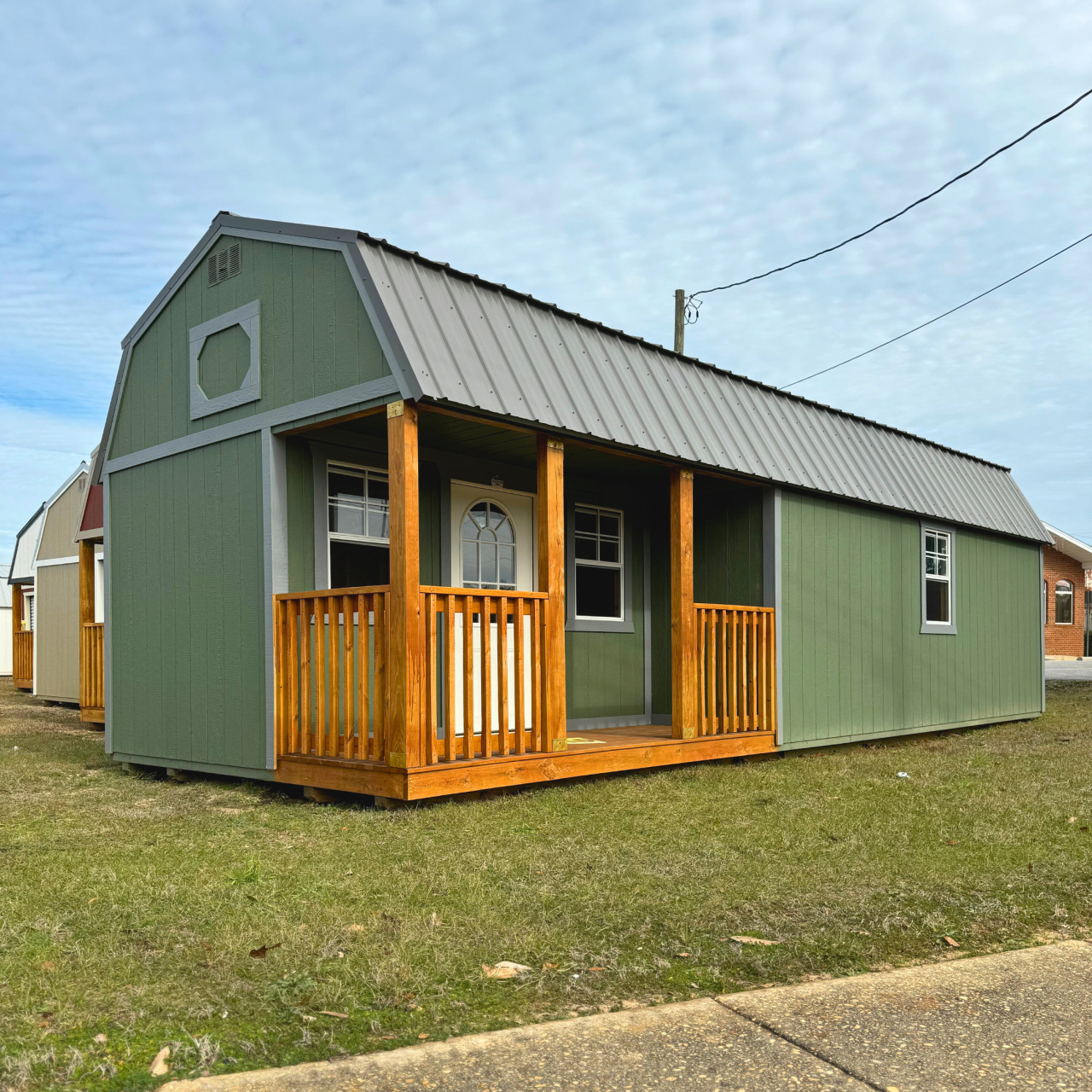 Side Lofted Barn Cabin | Weather King